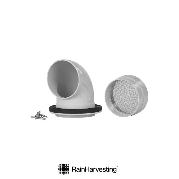 Flanged Tank Overflow Kit High Volume | Rain Harvesting